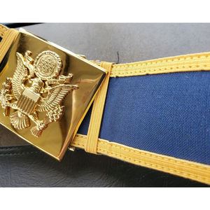Accessories | Us Army Enlisted Ceremonial Blue Belt With Gold Stripes ...